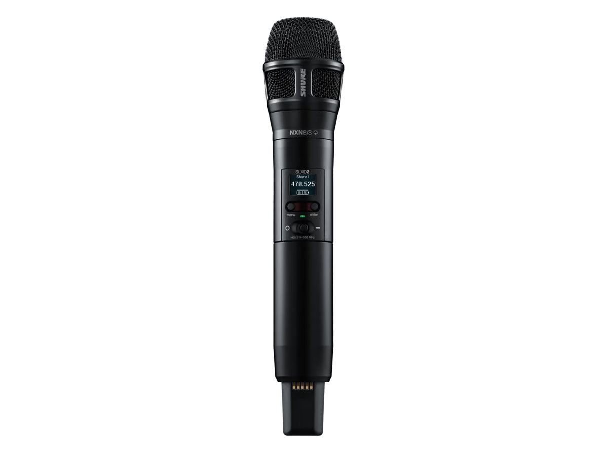 SHURE SLXD2/N8SB - Micro cầm tay không dây kỹ thuật số SLXD đầu mic Nexadyne 8/S | TNG Audio